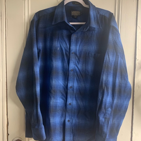 Pendleton | Shirts | Mens Dark Blue Pendleton Size L | Poshmark